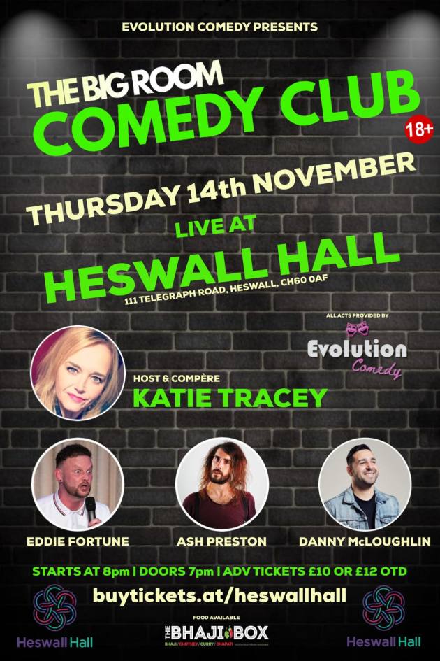 Buy tickets – The Big Room Evolution Comedy Club – The Big Room ...