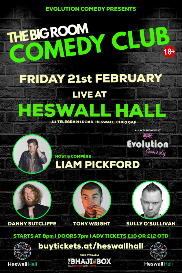 Buy tickets – The Big Room Evolution Comedy Club – The Big Room ...