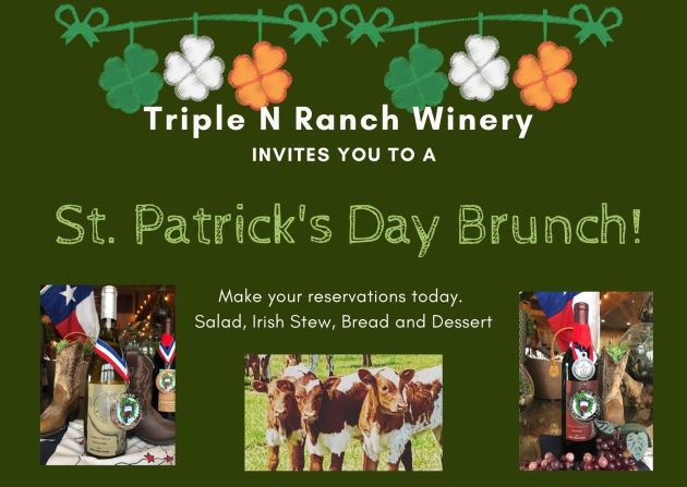 Buy tickets – St. Patrick's Day Brunch Extravaganza at Triple N Ranch ...